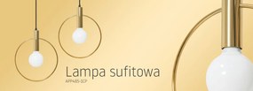 Toolight, Stropní svítidlo závěsné - kruh zlatý APP485-1CP, zlatá, OSW-00909