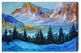 Obraz Krajina Pohoří Colorado Nedostatek Nedostatek Plátno Canvas 100x70