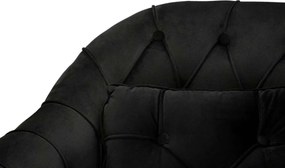 Designová pohovka Jagienka 130 cm černá