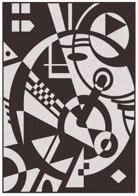 GDmats koberce Designový kusový koberec Geometry od Jindřicha Lípy - 120x170 cm
