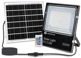 Aigostar - LED RGB Stmívatelný solární reflektor LED/200W/3,2V IP66 + DO