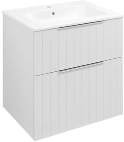 Sapho Sapho, CIRASA umyvadlová skříňka 59,2x64x46cm, bílá matná strip, CR601-3131S