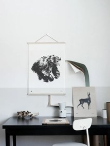 Teemu Järvi Plakát s motivem medvěda Roaring bear 50x70