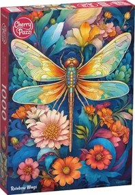 CHERRY PAZZI Puzzle Duhová křídla / 1000 dílků / 50 × 70 cm