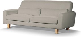 Potah na pohovku IKEA Nikkala krátký barva béžová látka pletený vzor