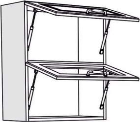 Spodní skříňka Rustic VH60 B - bílá
