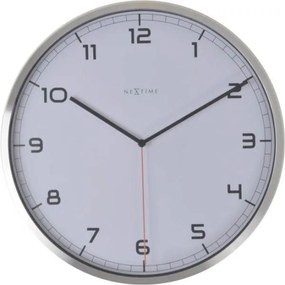Designové nástěnné hodiny 3080wi nextime company number 35cm