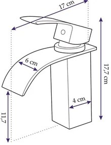 Umyvadlová baterie Rea Falcon 18
