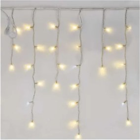 Propojovací vánoční řetěz bez zdroje EMOS Connecting D1CN01 ZY2002 100LED krápníky 2,5x0,9m studená/teplá blikající