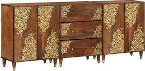 Sada koupelnových skříněk 3 ks 180 x 33 x 75 cm 3310146