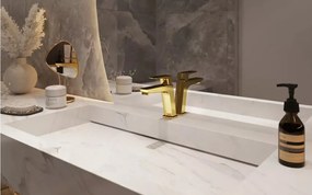Ferro Vitto Verdeline, umyvadlová baterie, zlatá lesklá, BVI2VLG
