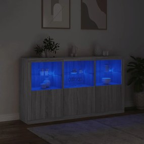 vidaXL Příborník s LED osvětlením 181,5 x 37 x 100 cm [3209153] Barva: dub sonoma