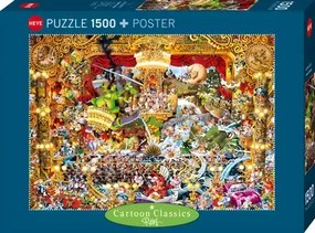 HEYE Puzzle Cartoon Classics: Chaotická opera / 1500 dílků / 80 × 60 c