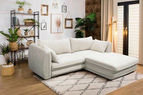 XXXLutz ROHOVÁ SEDAČKA, textil, krémová MID.YOU - Sedací soupravy - 001574005809