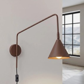 Sollux Lighting Nástěnné svítidlo NOX hnědé