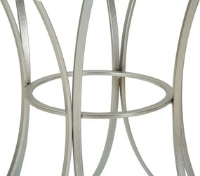 Odkládací stolek Trixy 56 cm stříbrný