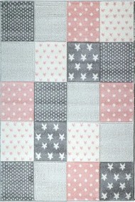Vopi | Dětský koberec Jasper Kids 22725-955 pink - 140 x 200 cm
