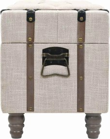 Sada úložných lavic 3 kusy masivní dřevo a ocel 112x37x45 cm 245762