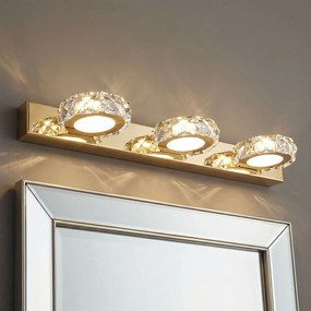Toolight APP1939-3W, nástěnná LED svítilna, 460 mm, zlatá lesklá, OSW-66073