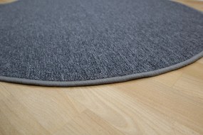 Vopi koberce Kusový koberec Astra šedá kruh - 100x100 (průměr) kruh cm