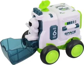 Vesmírné auto s kosmonautem / Autíčko na setrvačník / Plast / Rozložit