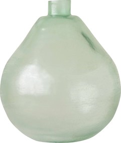 Váza - láhev Bloomingville skleněná 29 cm zelená