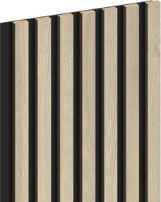 Mexen Lam-B nástěnné lamely 275 x 31,5 cm, deska HDF 4 mm, Perlový Dub - S100-275317-2812-058