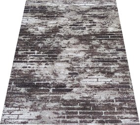 DY Hnědý moderní koberec Panamero 22 Rozměr: 60x100 cm