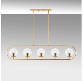Designový lustr Ulrica 122 cm zlatý