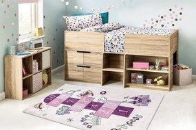 Dywany Łuszczów Dětský kusový koberec Bambino 2285 Hopscotch pink ROZMĚR: 160x220