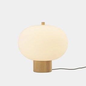 Dřevěná stolní lampička Ilargi Dekor: Přírodní dřevo, Průměr: 320 mm