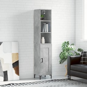 vidaXL Skříň highboard 34,5 x 34 x 180 cm kompozitní dřevo [3190085] Barva: hnědý dub