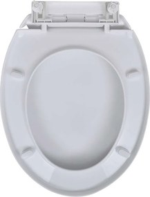 WC sedátka s funkcí pomalého sklápění 2 ks bílá plastová 275927