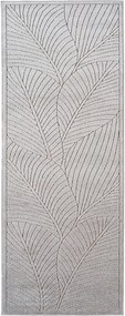 Vnitřní a venkovní běhoun ve stříbrné barvě 80x250 cm Nova 1203 – Ayyildiz Carpets