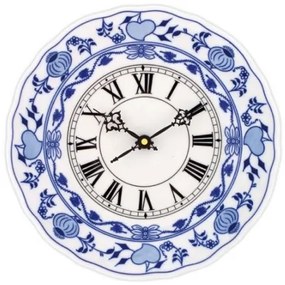 Porcelánové hodiny Cibulák