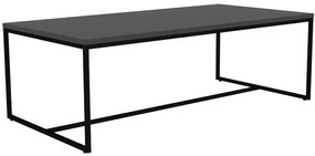 OnaDnes -20% Matně černý lakovaný konferenční stolek Tenzo Lipp 120 x 60 cm