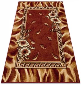 Kusový koberec BCF Morad TRIO Listí květy klasický bordó Rozměr: 120x170 cm