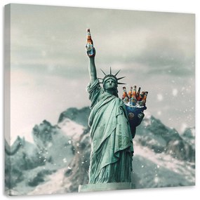 Gario Obraz na plátně Socha mužské svobody - Zehem Chong Rozměry: 30 x 30 cm