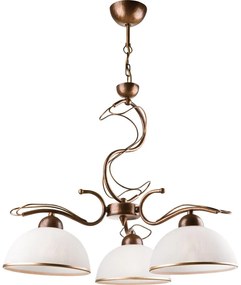 Lamkur Lustr na tyči COBRA 3xE27/60W/230V bronz/patina LM-3.52/BRĄZ