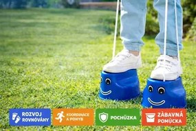 MERCO Chůdy Smile modré / Balanční hra / Protiskluzový nášlap / Plast