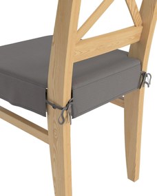 Sedák na židli IKEA Ingolf barva hnědá látka sametová