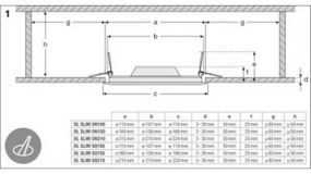 LED podhledové svítidlo LEDVANCE Slim Square 155mm 12W/6500K studená bílá