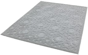 Tribeca Design Kusový koberec Secco Silver Geometric Rozměry: 80x150 cm