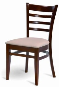 Paged meble contract Dřevěná židle A-5200 s čalouněným sedákem GALERIE - Moření Paged Contract mořený buk GALERIE - Čalounění Paged  KŮŽE