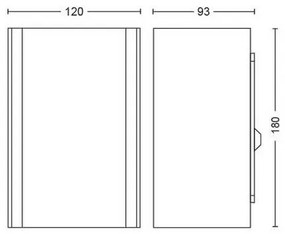 Philips 17464/47/P7 - LED RGB Venkovní svítidlo Hue RESONATE 2xLED/8W/230V IP44