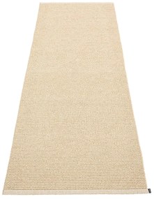 Vinylový koberec Pappelina MONO Sand/Cream Velikost pappelina: 85x260 cm