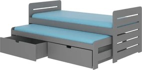 Postel dvojitá s matracemi TOMI 180x80