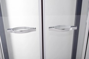 ARTTEC Sprchový kout nástěnný COMFORT B 5 čiré sklo 91 - 96 x 86,5 - 89 x 195 cm