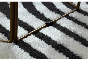 Kusový koberec Cercis krémovočerný 160x220cm