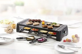 DOMO Raclette gril 2v1 pro 8 osob,1200W DO9189G